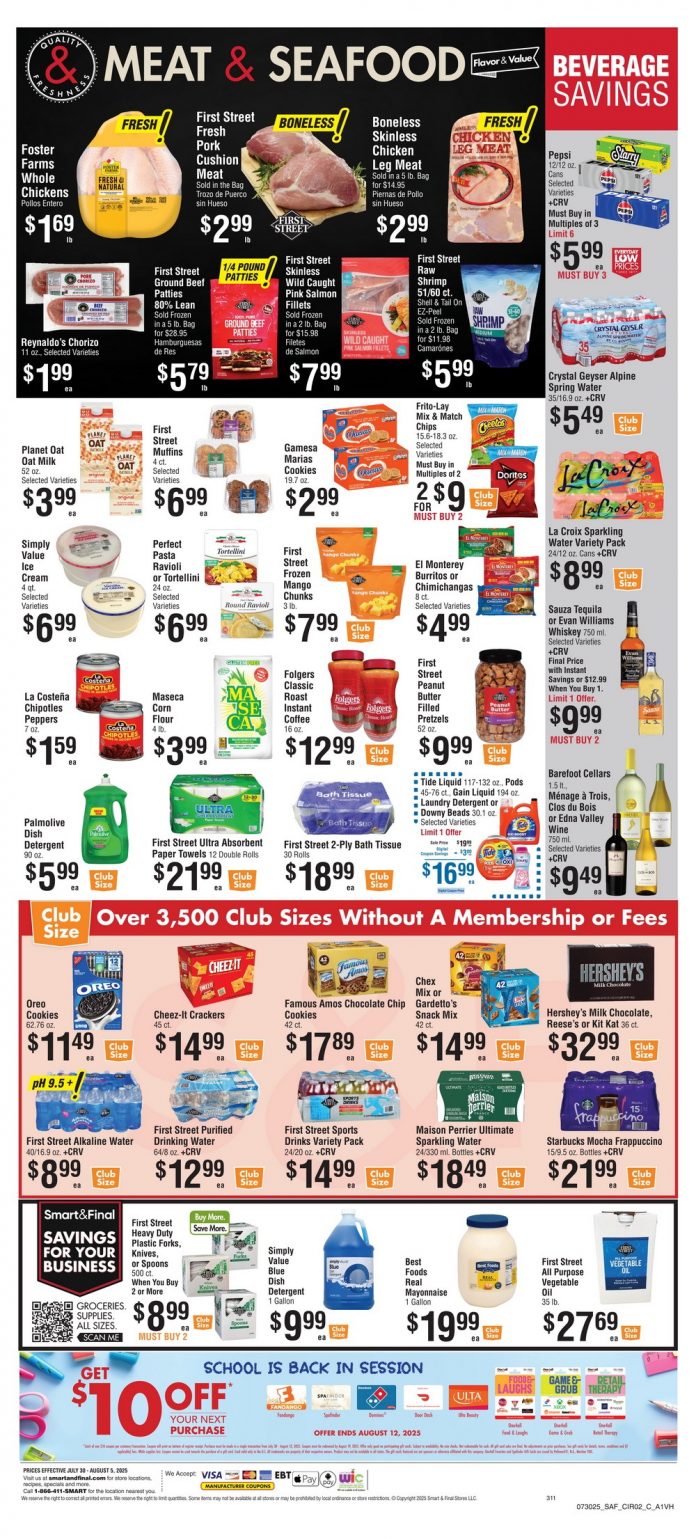 Smart & Final Weekly Ad Jul 30 – Aug 05, 2025