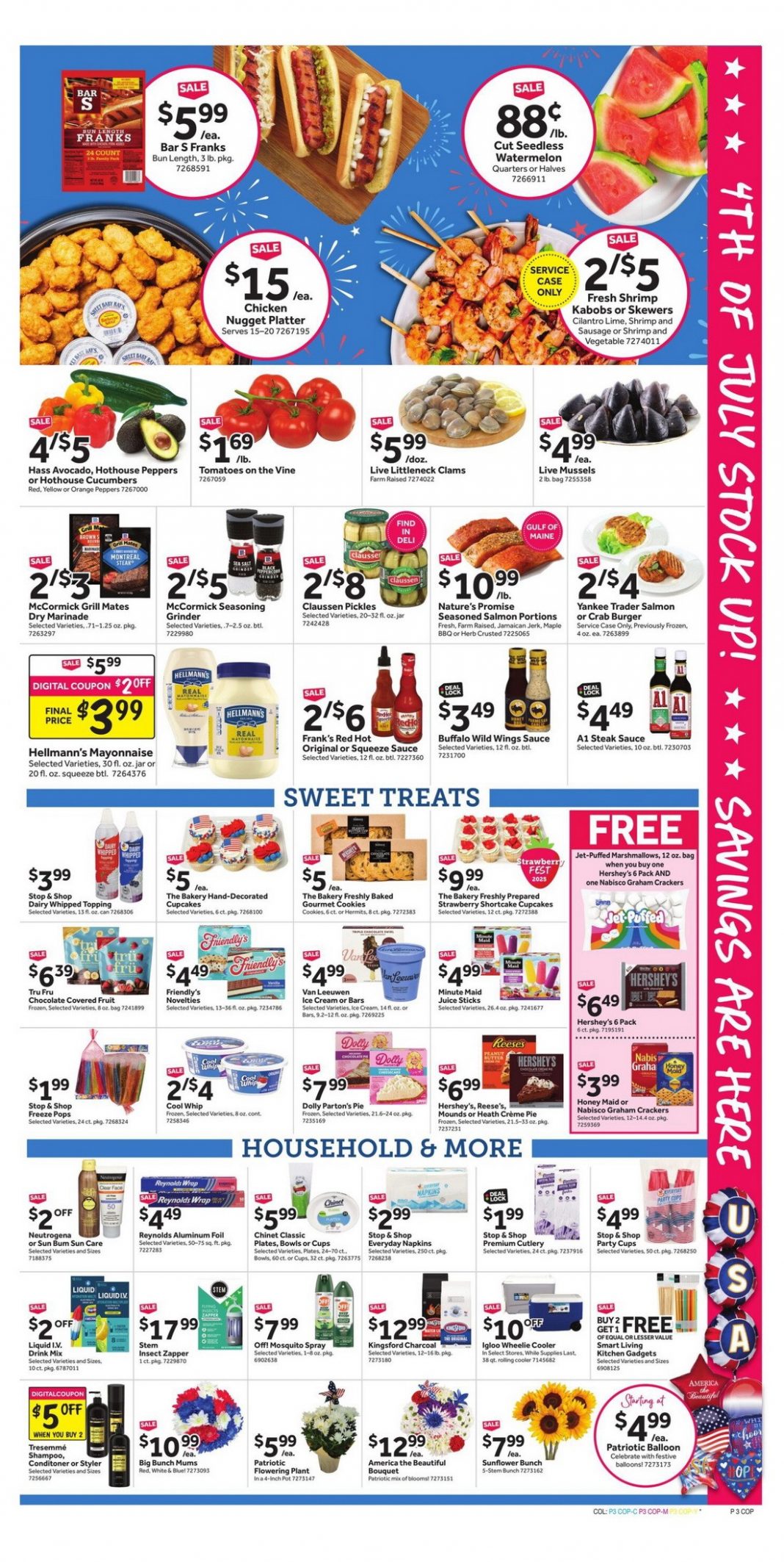 Stop & Shop Weekly Ad Jul 04 – Jul 10, 2025 (4th of July Promotion ...