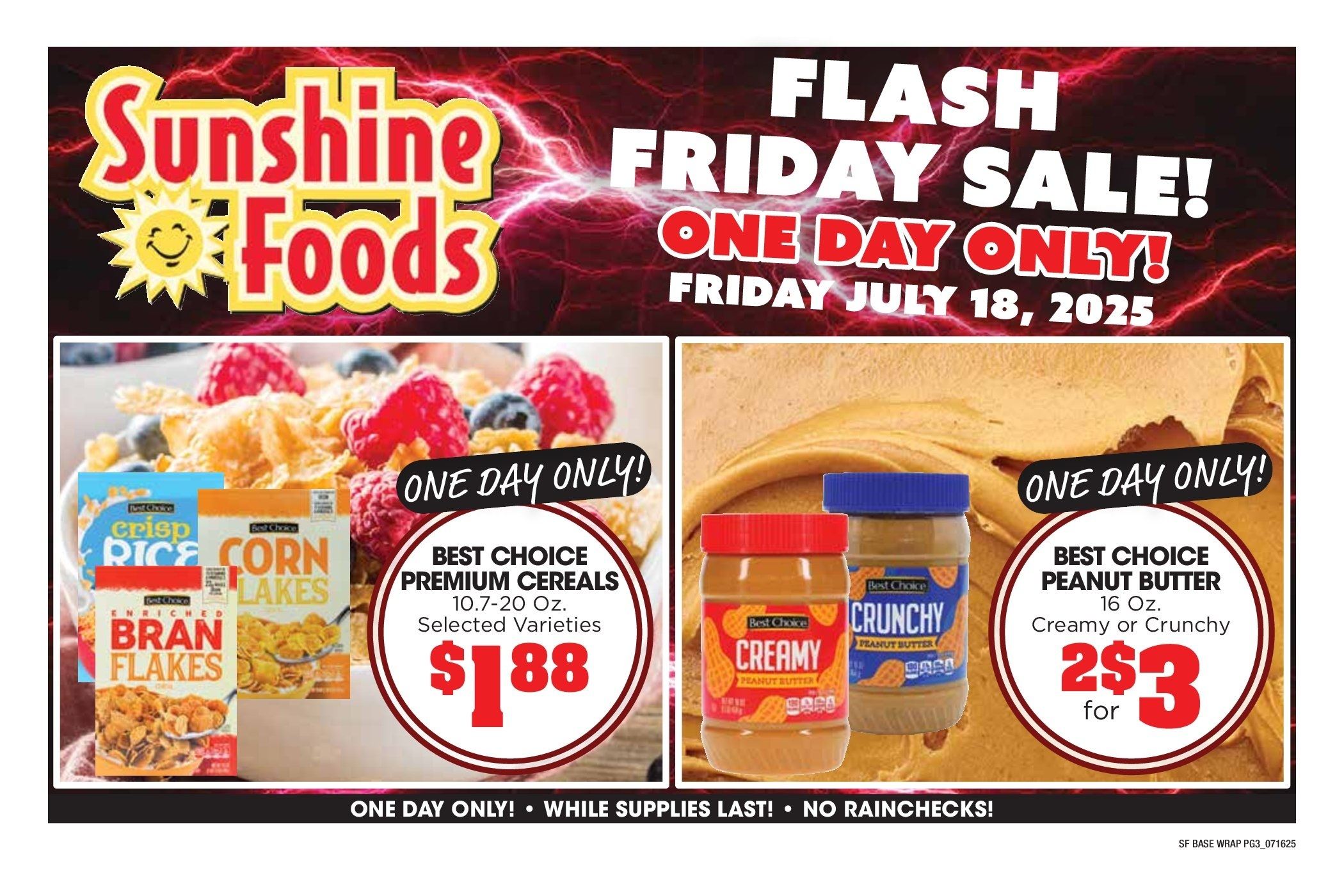 Sunshine Foods Weekly Ad Jul 16 – Jul 22, 2025