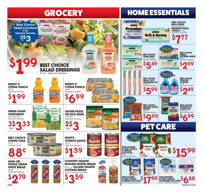 Sunshine Foods Weekly Ad Jul 30 – Aug 05, 2025