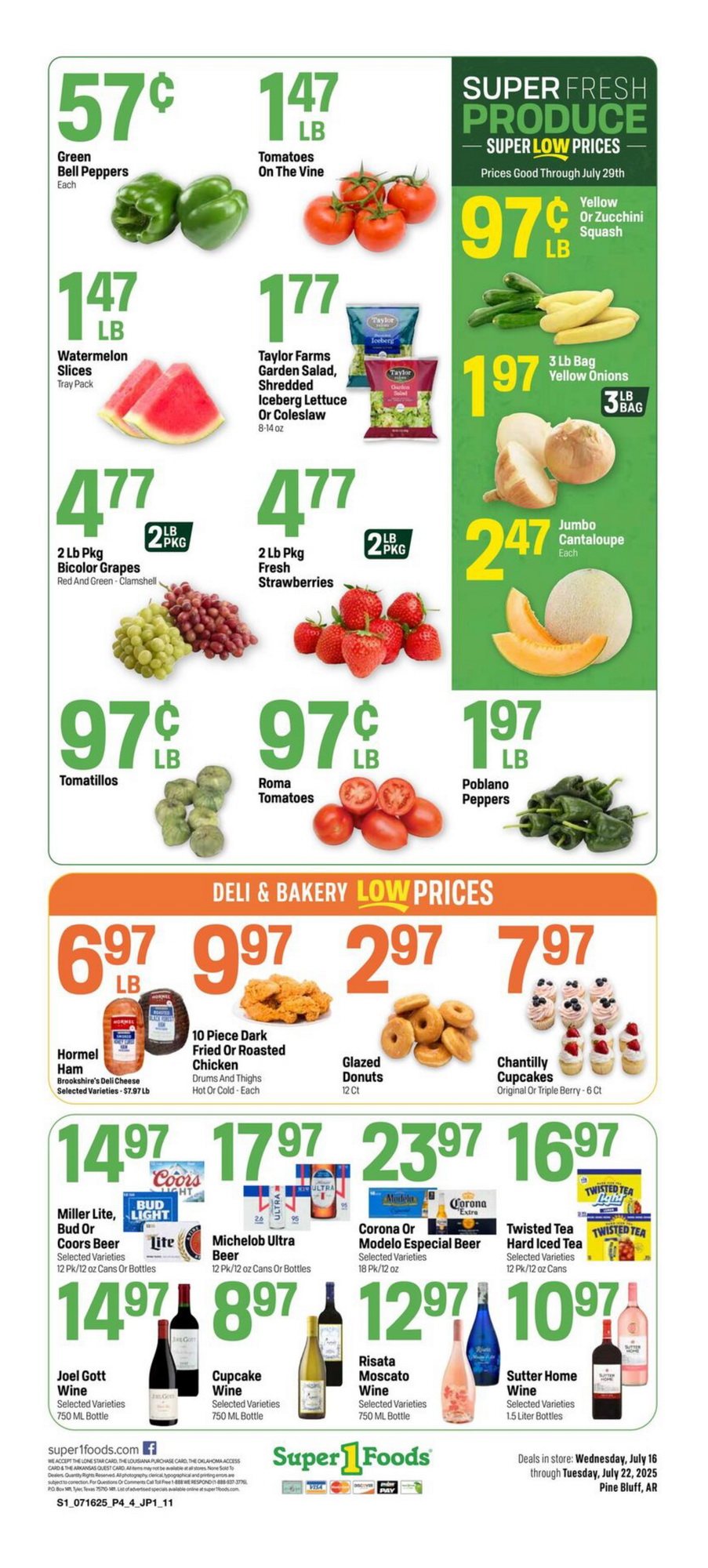 Super 1 Foods Weekly Ad Jul 16 – Jul 22, 2025