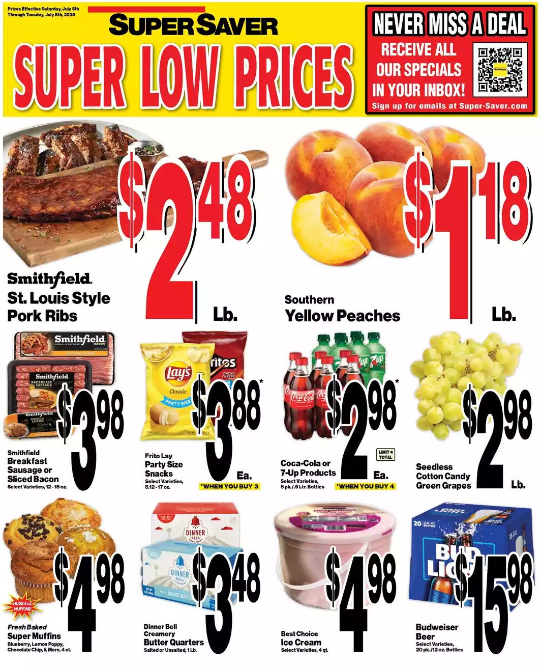 Super Saver Weekly Ad Jul 05 – Jul 08, 2025