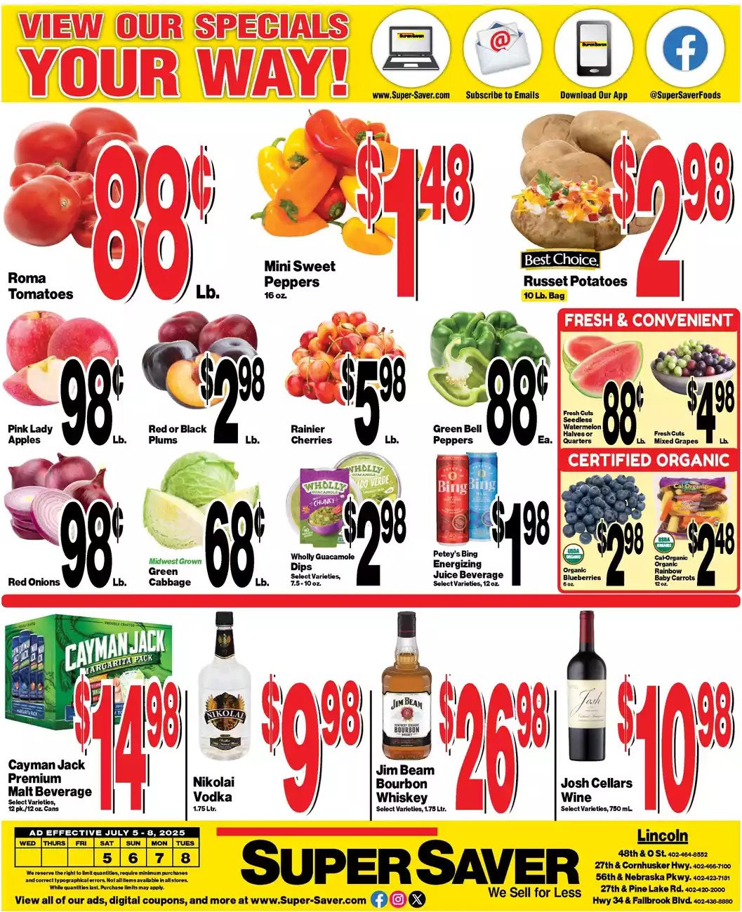 Super Saver Weekly Ad Jul 05 – Jul 08, 2025