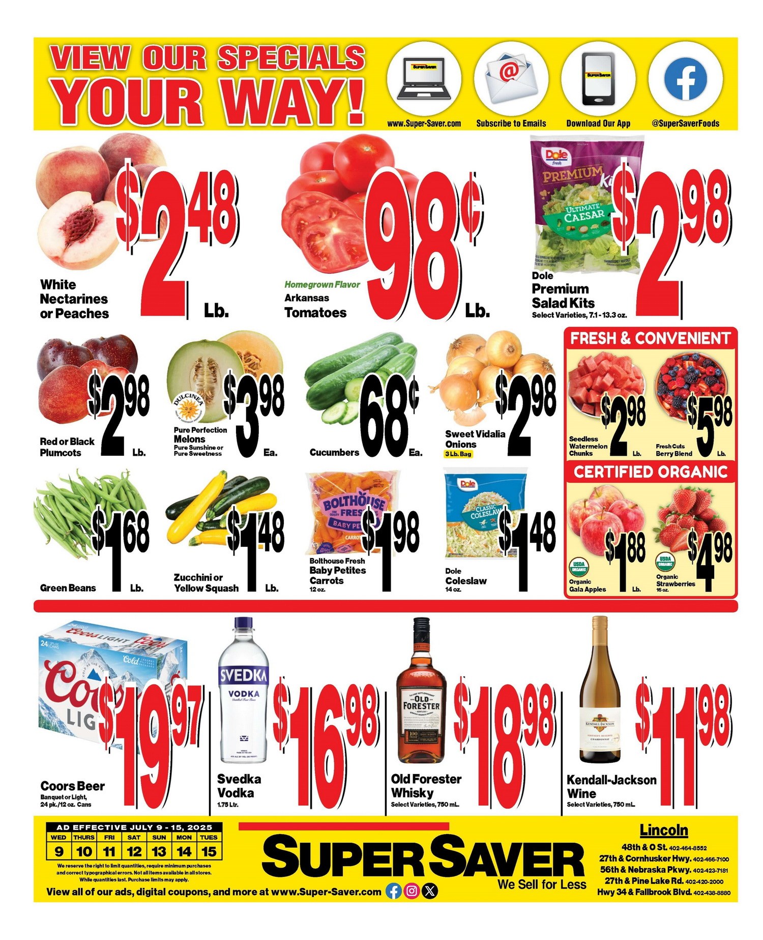 Super Saver Weekly Ad Jul 09 – Jul 15, 2025