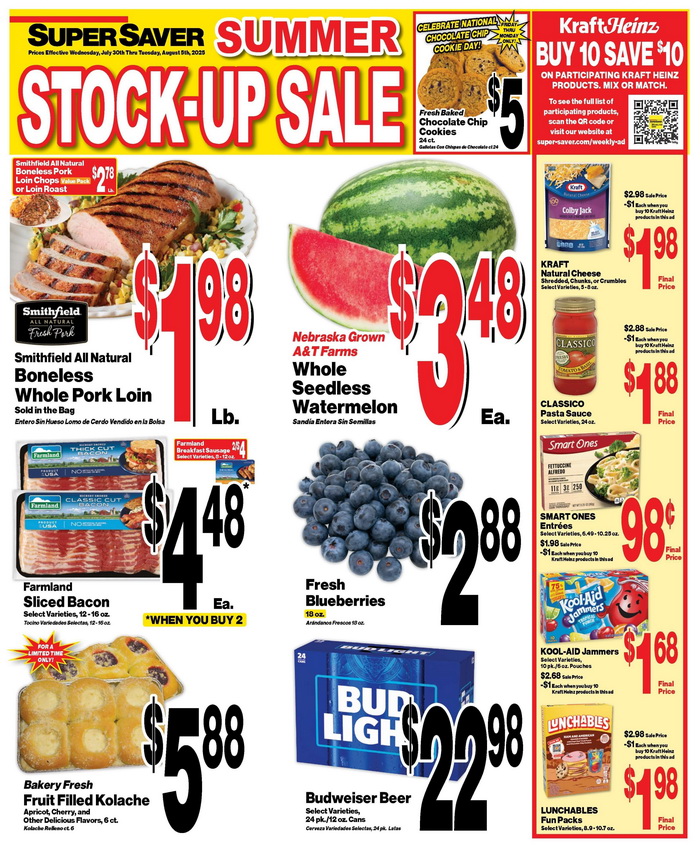 Super Saver Weekly Ad Jul 30 – Aug 05, 2025