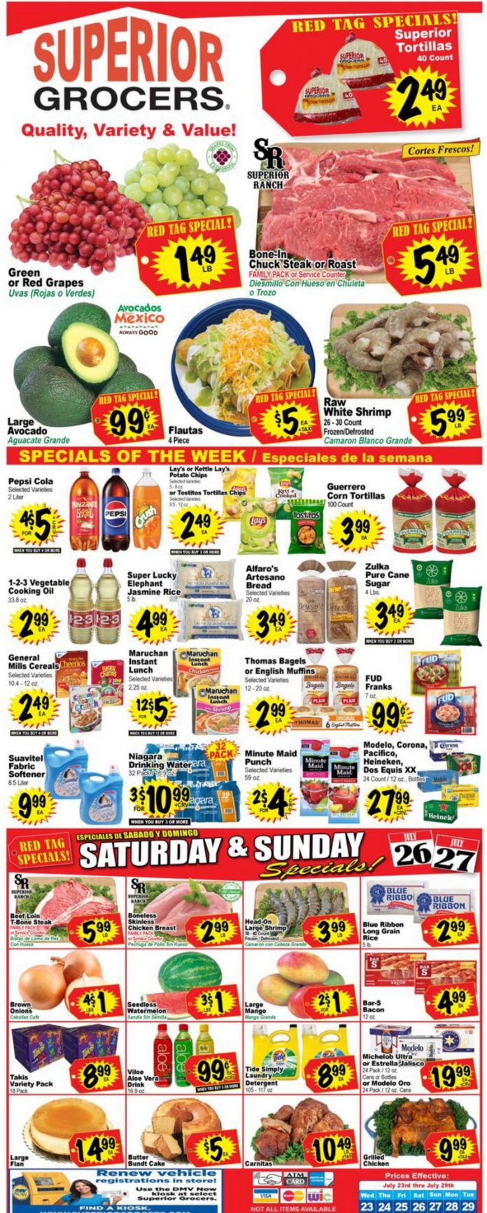 Superior Grocers Weekly Ad Jul 23 – Jul 29, 2025