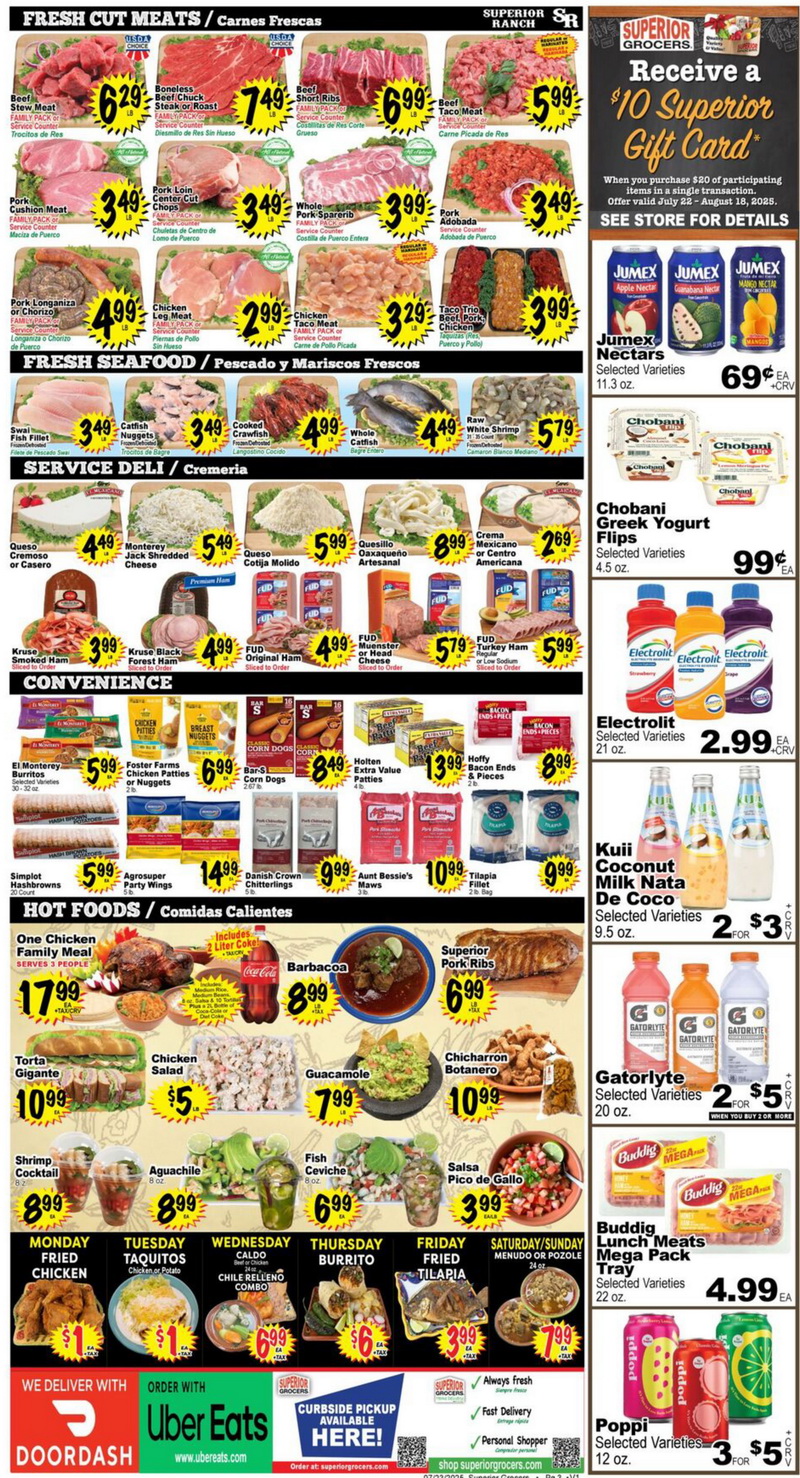 Superior Grocers Weekly Ad Jul 23 – Jul 29, 2025
