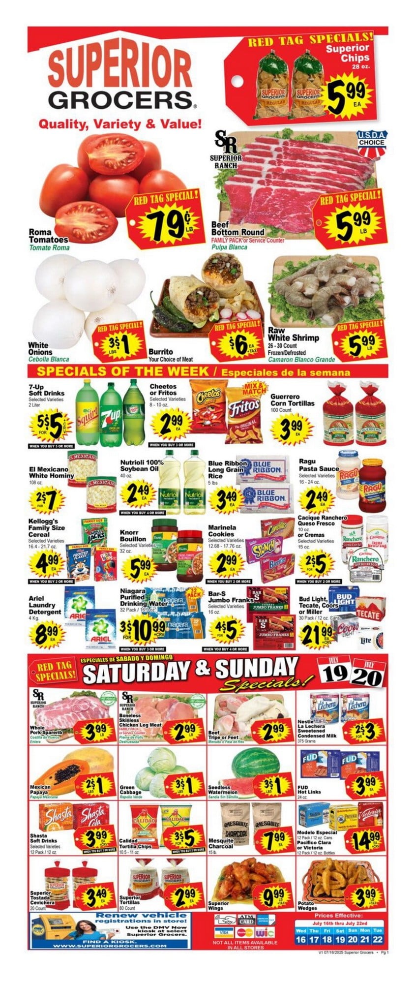 Superior Grocers Weekly Ad Jul 16 – Jul 22, 2025