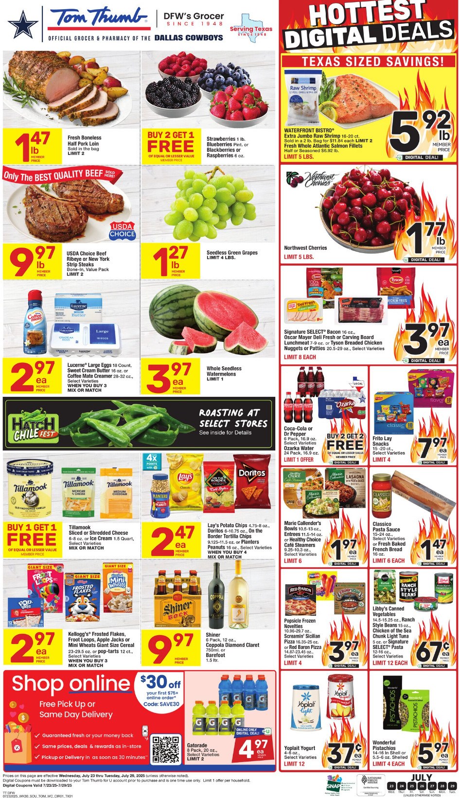 Tom Thumb Weekly Ad Jul 23 – Jul 29, 2025