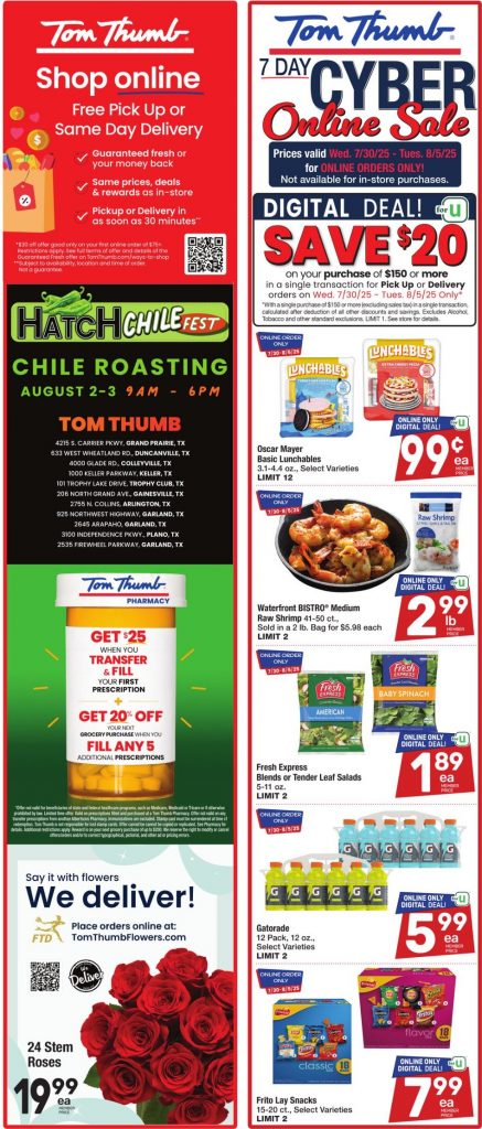 Tom Thumb Weekly Ad Jul 30 – Aug 05, 2025