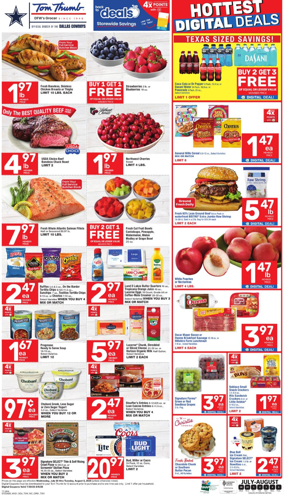 Tom Thumb Weekly Ad Jul 30 – Aug 05, 2025