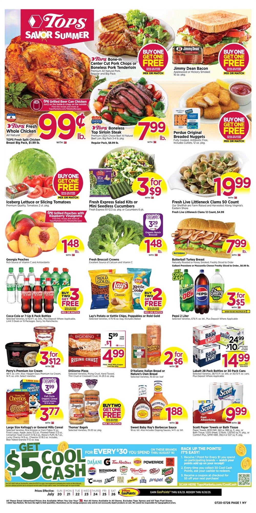 Tops Weekly Ad Jul 20 – Jul 26, 2025