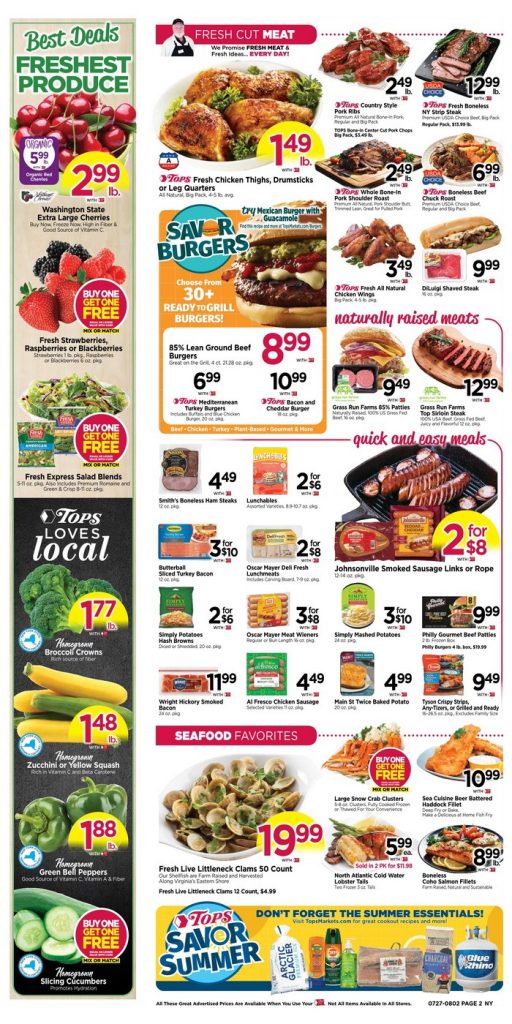 Tops Weekly Ad Jul 27 – Aug 02, 2025