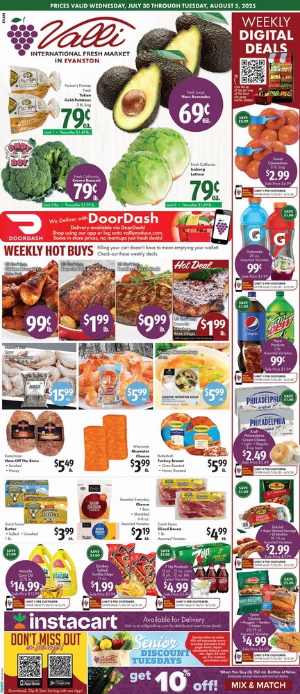 Valli Produce Weekly Ad Jul 30 – Aug 05, 2025