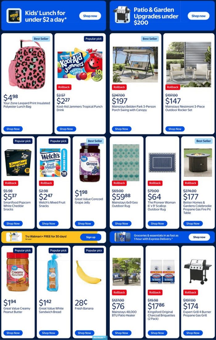 Walmart Weekly Ad Jul 16 – Jul 22, 2025