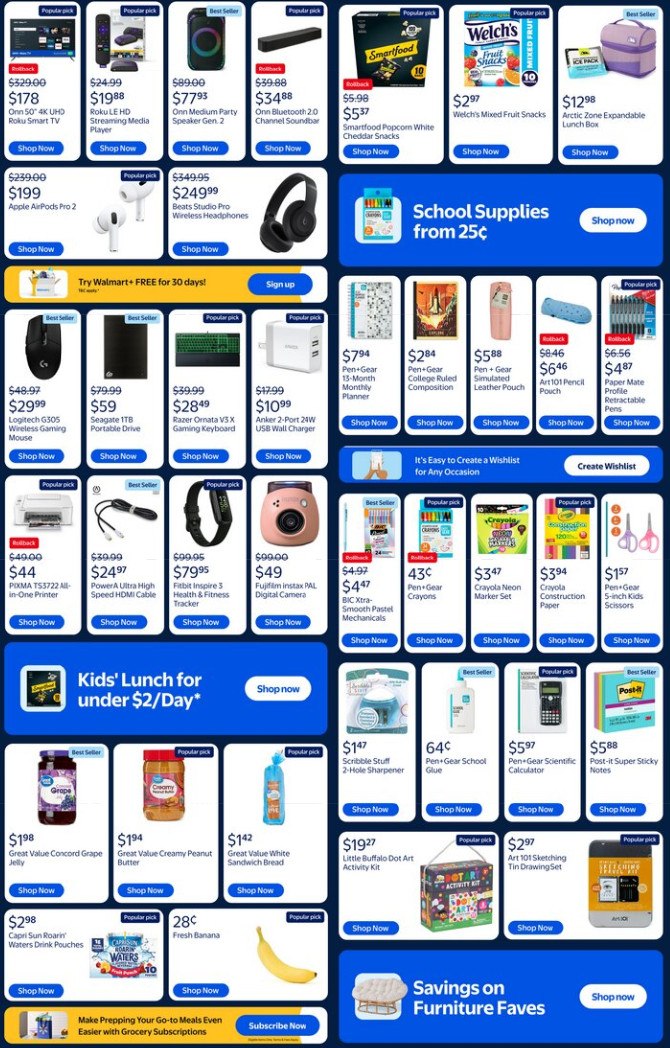 Walmart Weekly Ad Jul 30 – Aug 05, 2025