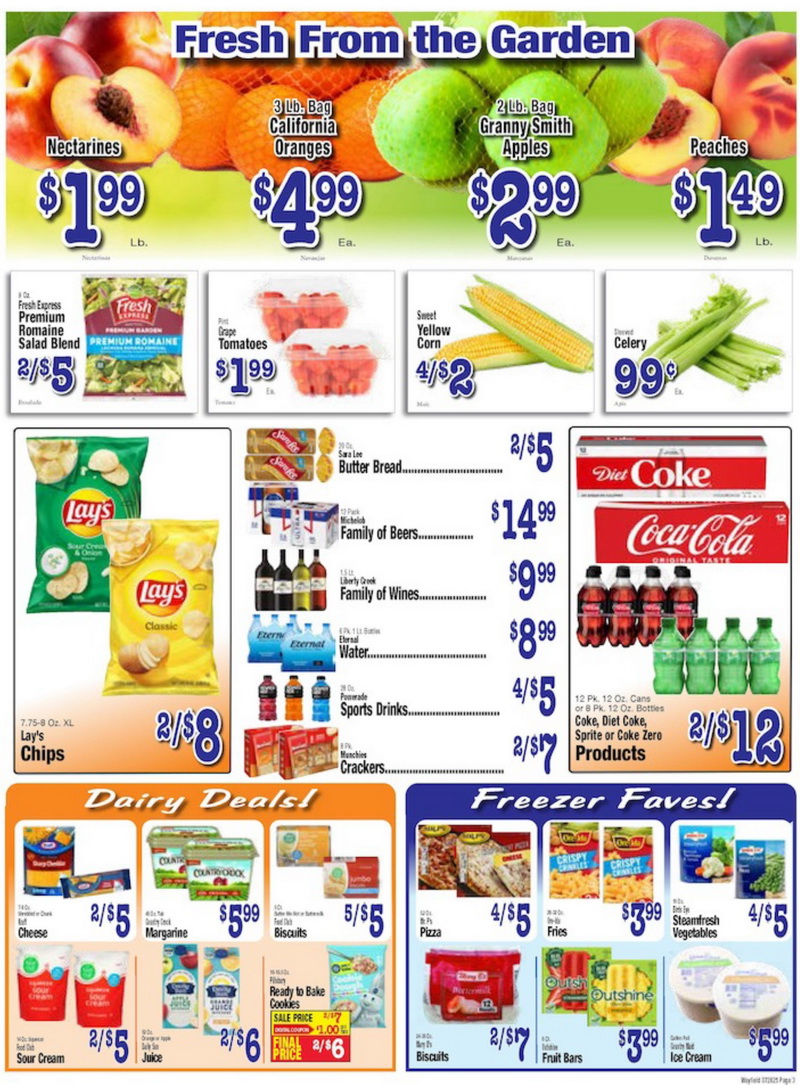 Wayfield Foods Weekly Ad Jul 28– Aug 03, 2025