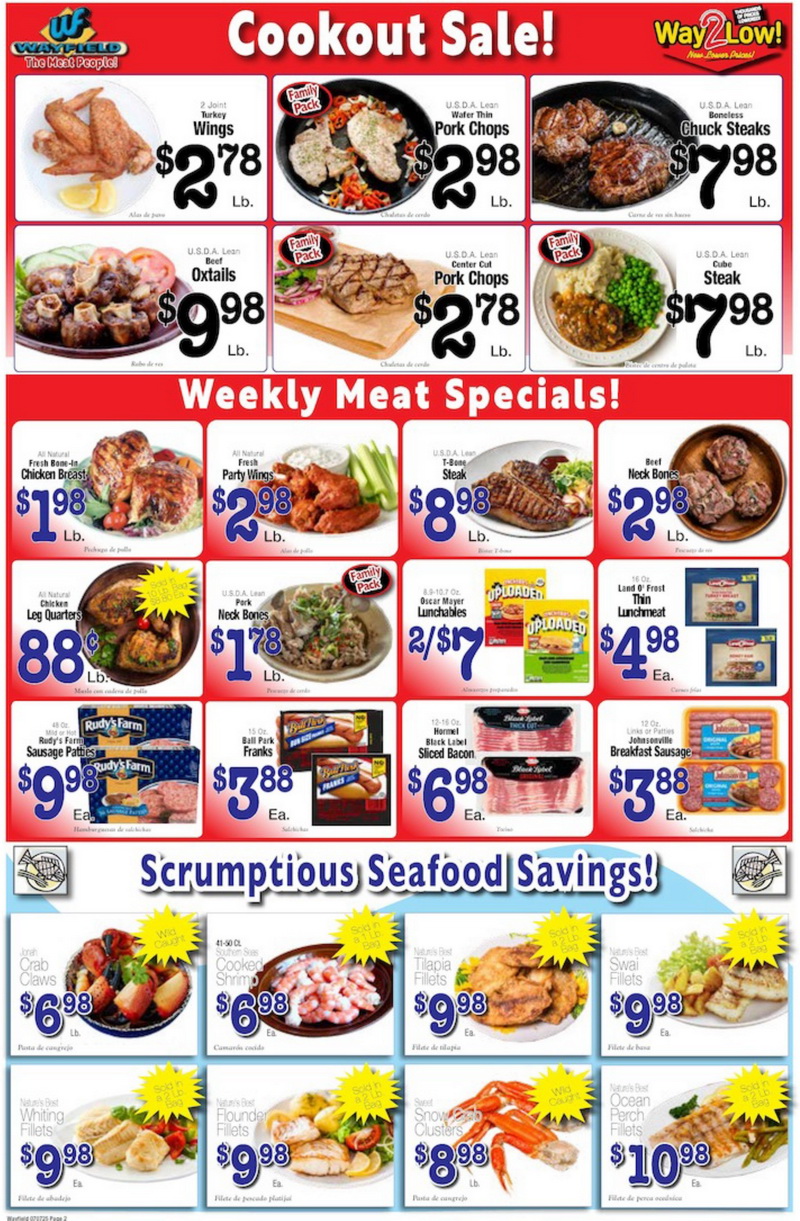 Wayfield Foods Weekly Ad Jul 07– Jul 13, 2025
