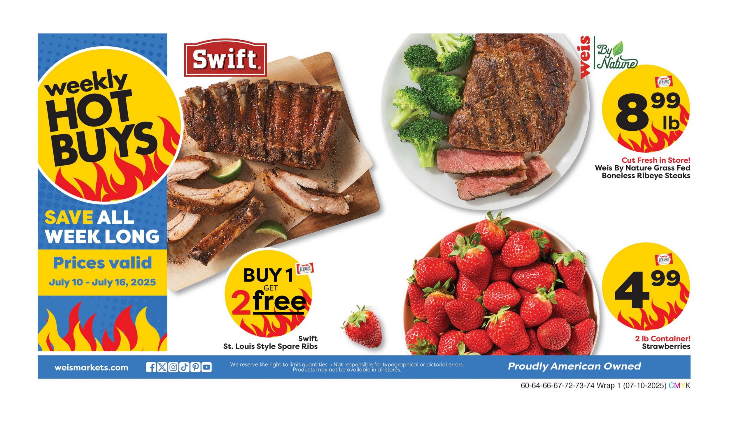 Weis Markets Weekly Ad Jul 10 – Jul 16, 2025