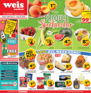Weis Markets Weekly Ad Jul 17 – Jul 23, 2025