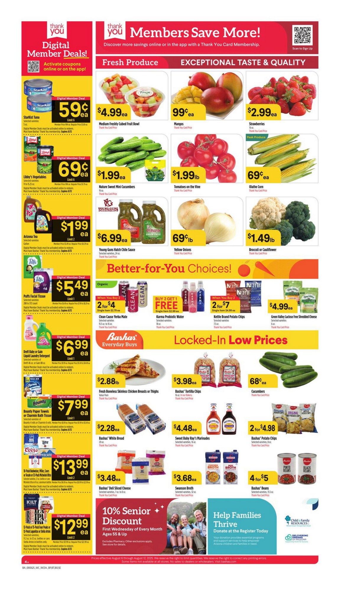 Bashas Weekly Ad Aug 06 – Aug 12, 2025