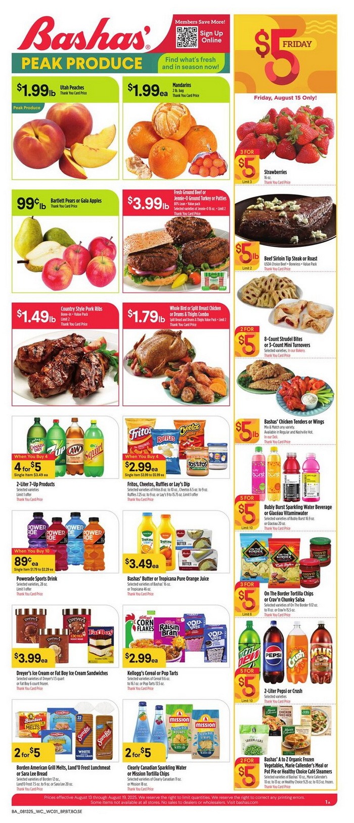 Bashas Weekly Ad Aug 13 – Aug 19, 2025