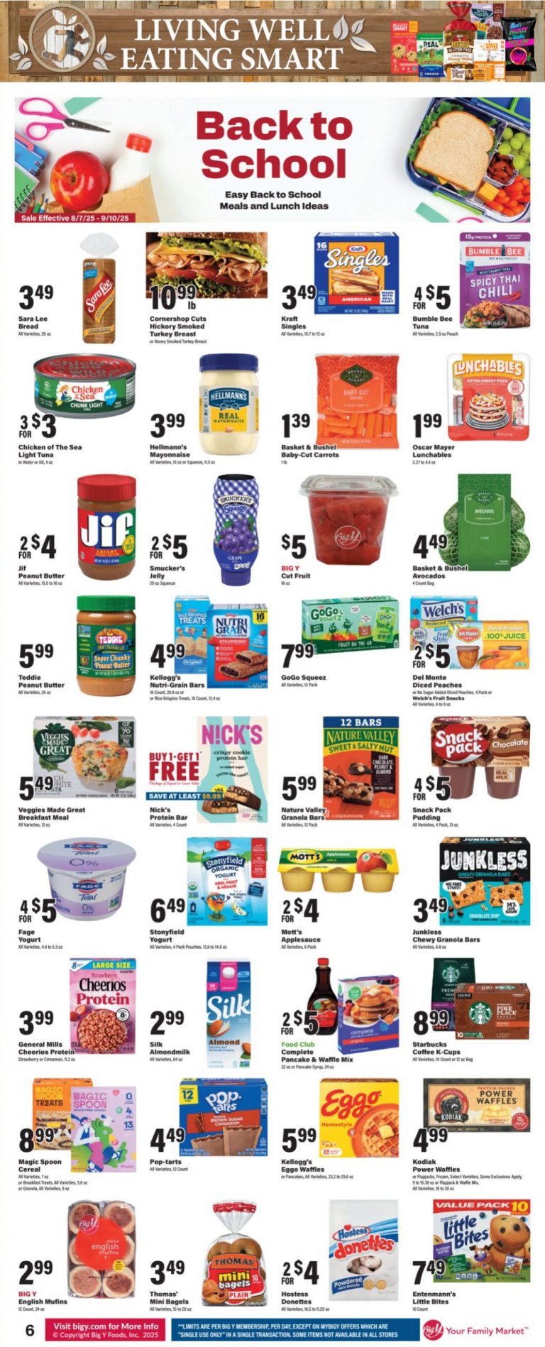 Big Y Weekly Ad Aug 07 – Aug 13, 2025