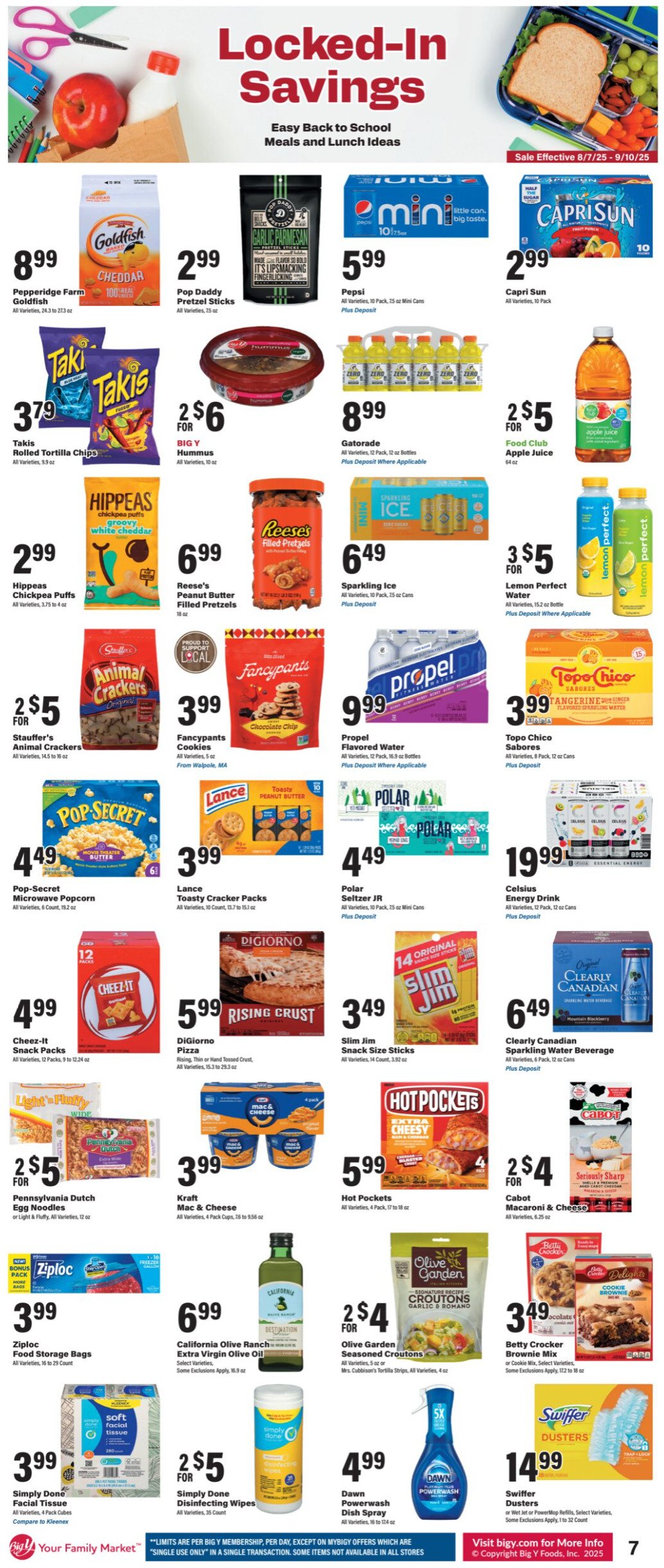 Big Y Weekly Ad Aug 07 – Aug 13, 2025