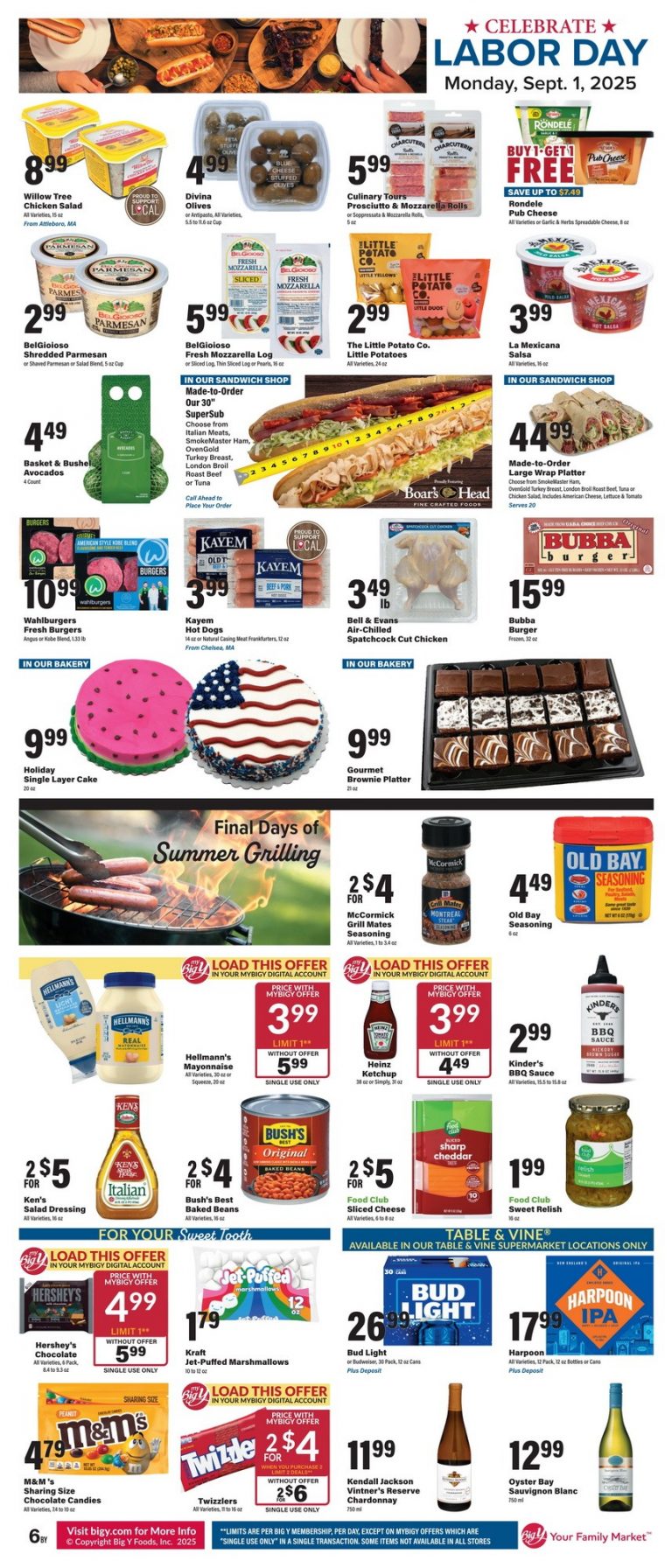 Big Y Weekly Ad Aug 28 – Sep 03, 2025 ( Labor Day Sale Included)