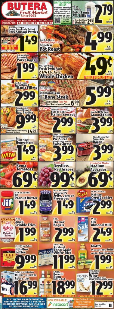 Butera Weekly Ad Aug 20 – Aug 26, 2025