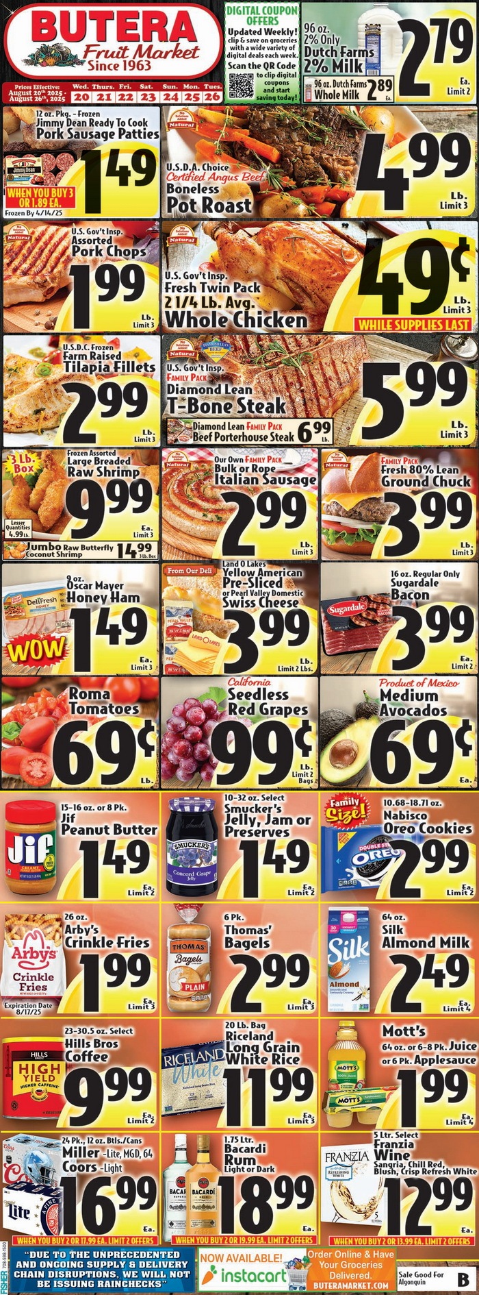 Butera Weekly Ad Aug 20 – Aug 26, 2025
