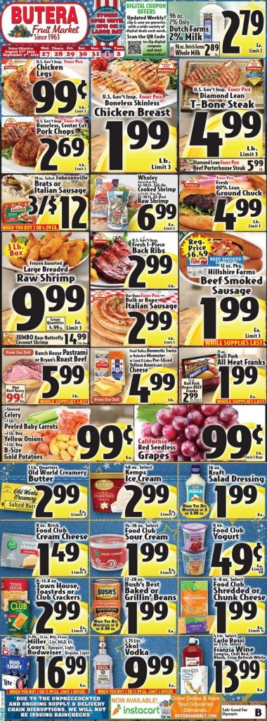 Butera Weekly Ad Aug 27 – Sep 02, 2025