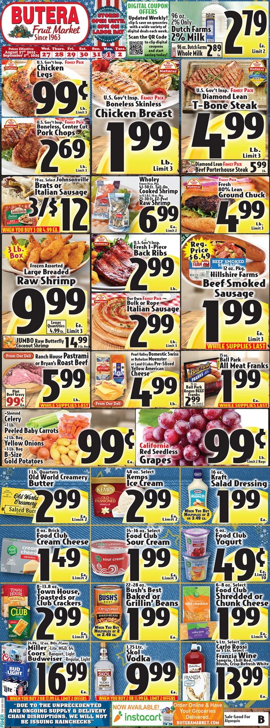 Butera Weekly Ad Aug 27 – Sep 02, 2025