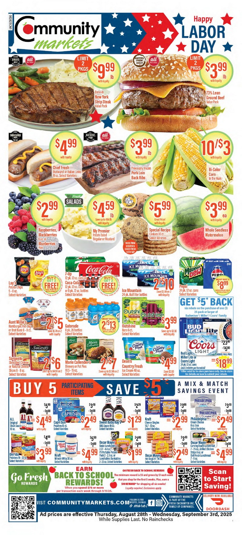 Community Markets Weekly Ad Aug 28 – Sep 03, 2025 (Labor's Day Sale ...