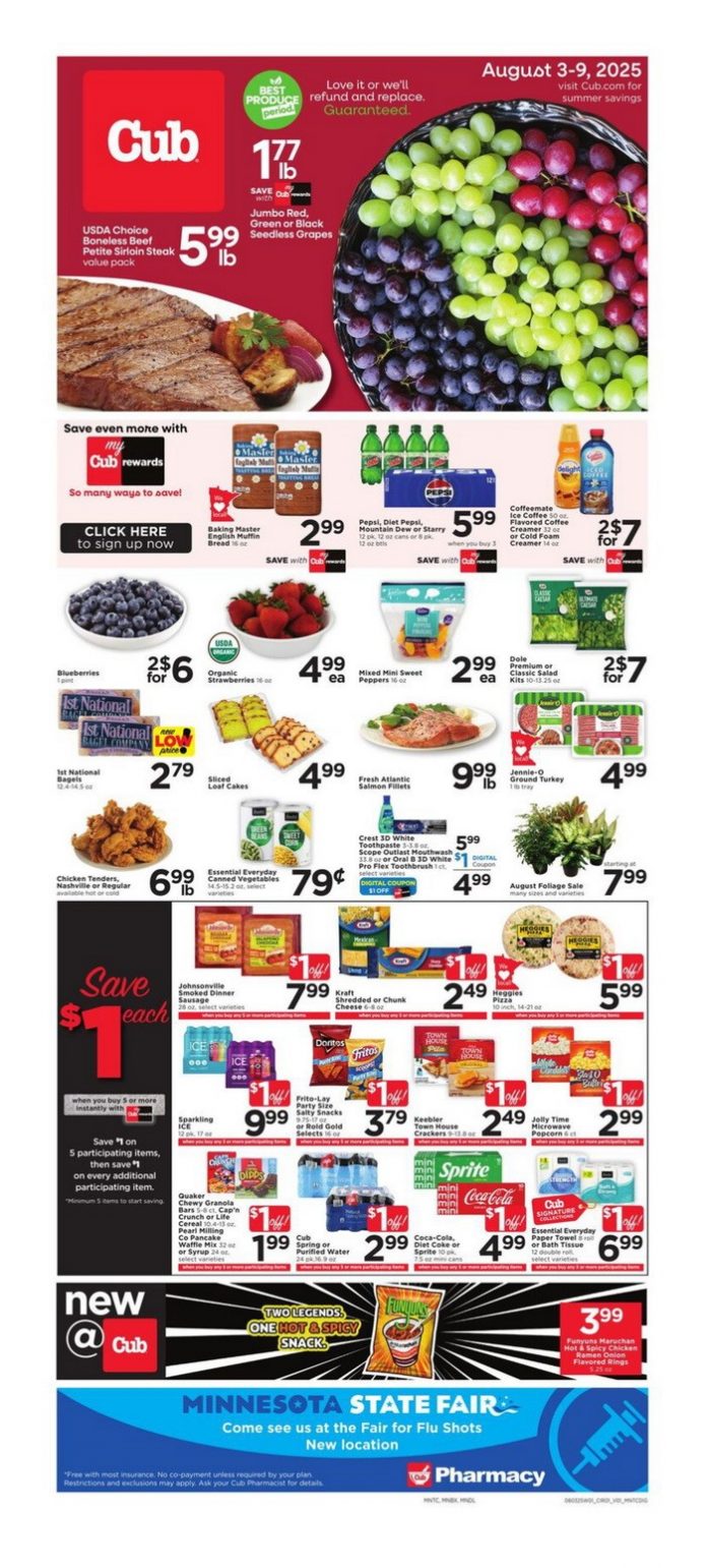 Cub Foods Weekly Ad Aug 03 – Aug 09, 2025