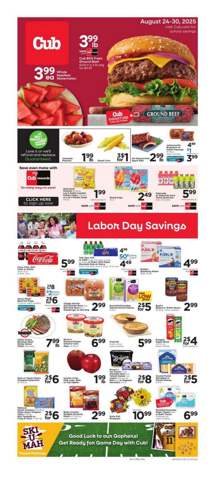 Cub Foods Weekly Ad Aug 24 – Aug 30, 2025
