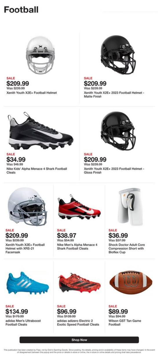 Dick's Sporting Goods Weekly Ad Aug 27 – Sep 02, 2025