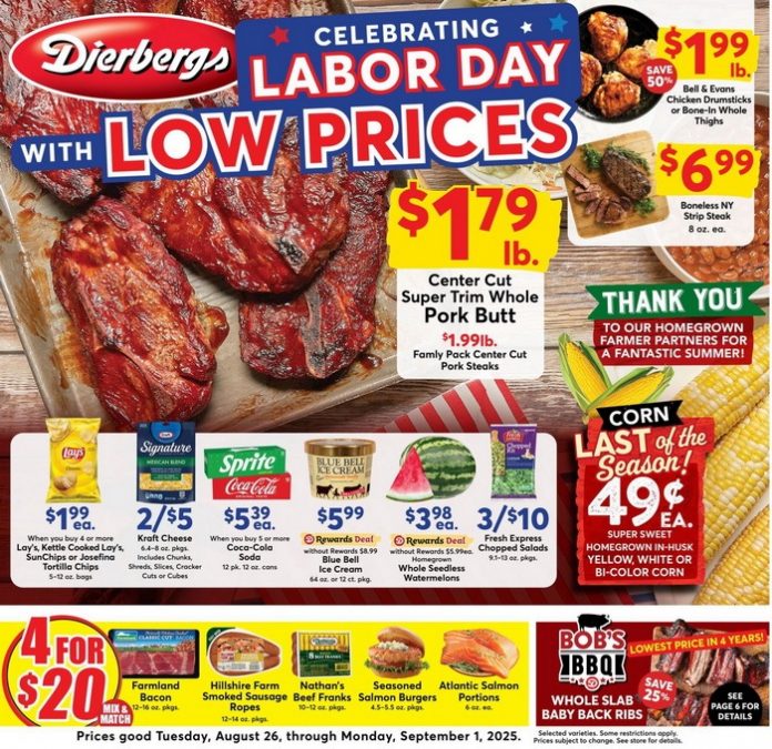 Dierbergs Markets Weekly Ad Aug 26 – Sep 01, 2025 (Labor Day Promotion ...