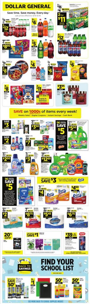 Dollar General Weekly Ad Aug 10 – Aug 16, 2025