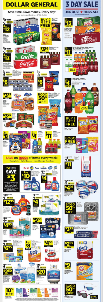 Dollar General Weekly Ad Aug 24 – Aug 30, 2025