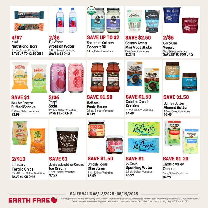 Earth Fare Weekly Ad Aug 13 – Aug 19, 2025