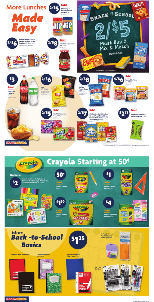 Family Dollar Weekly Ad Aug 03 – Aug 09, 2025