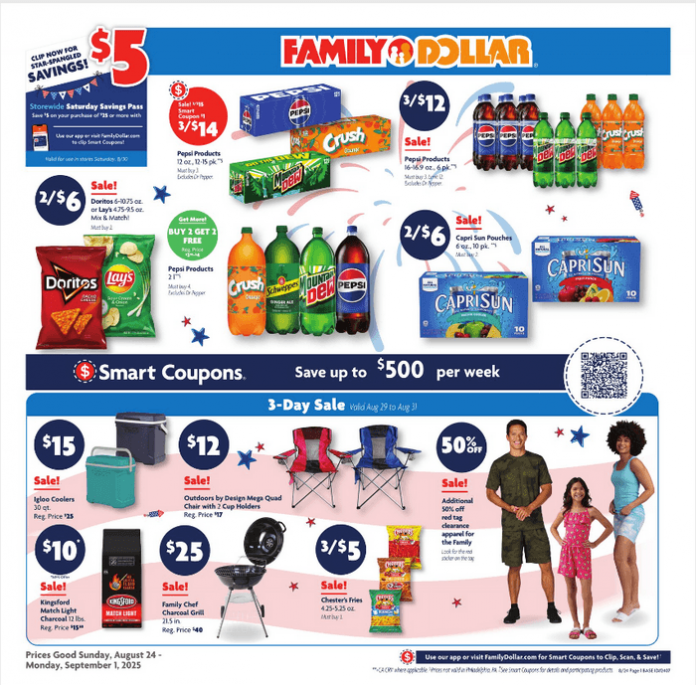 Family Dollar Weekly Ad Aug 24 – Aug 30, 2025