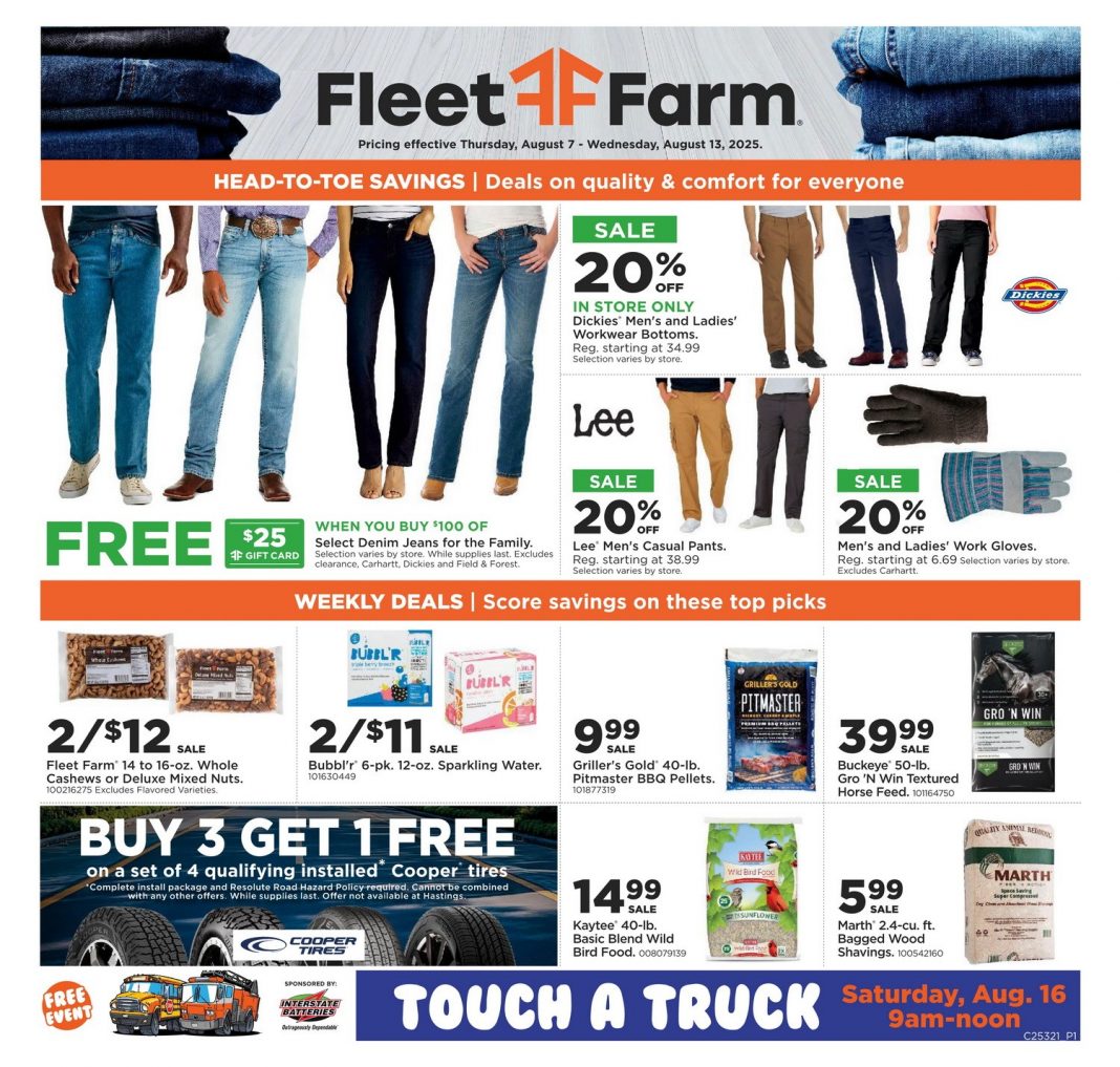 Fleet Farm Weekly Ad Aug 07 – Aug 13, 2025