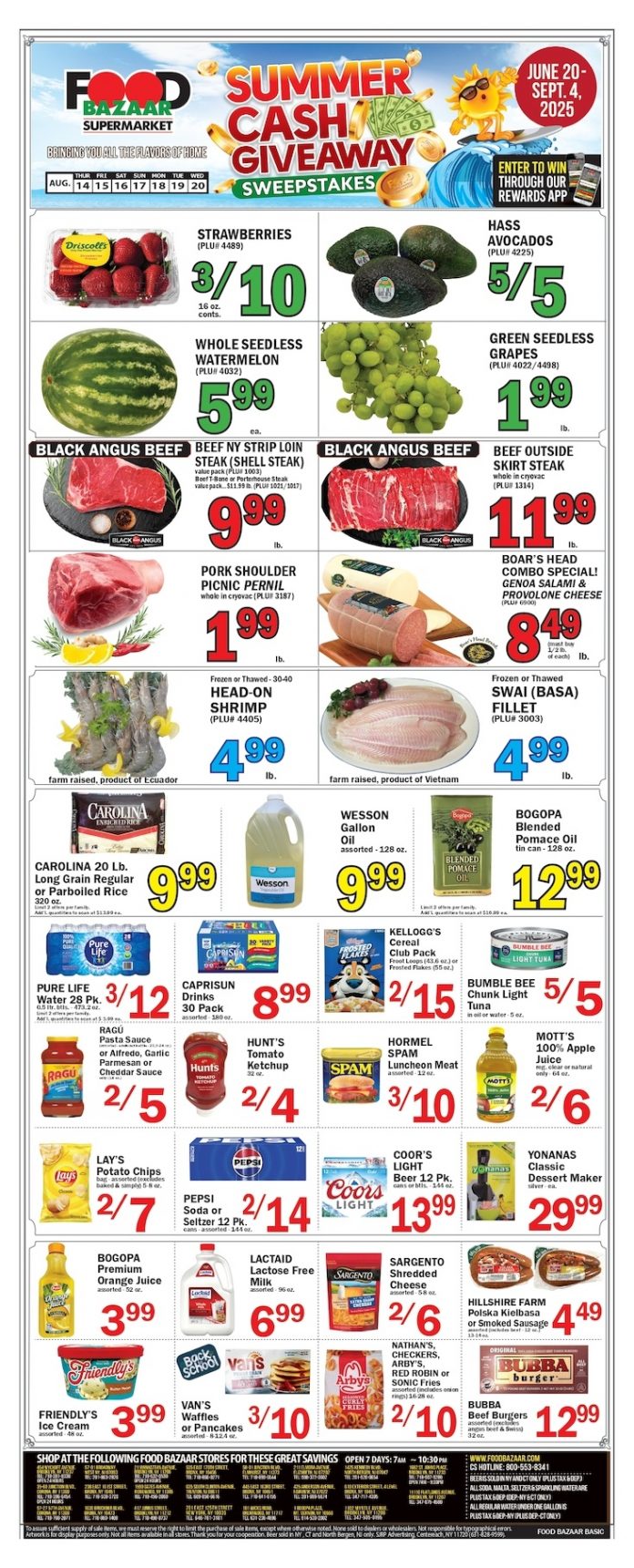 Food Bazaar Weekly Ad Aug 14 – Aug 20, 2025