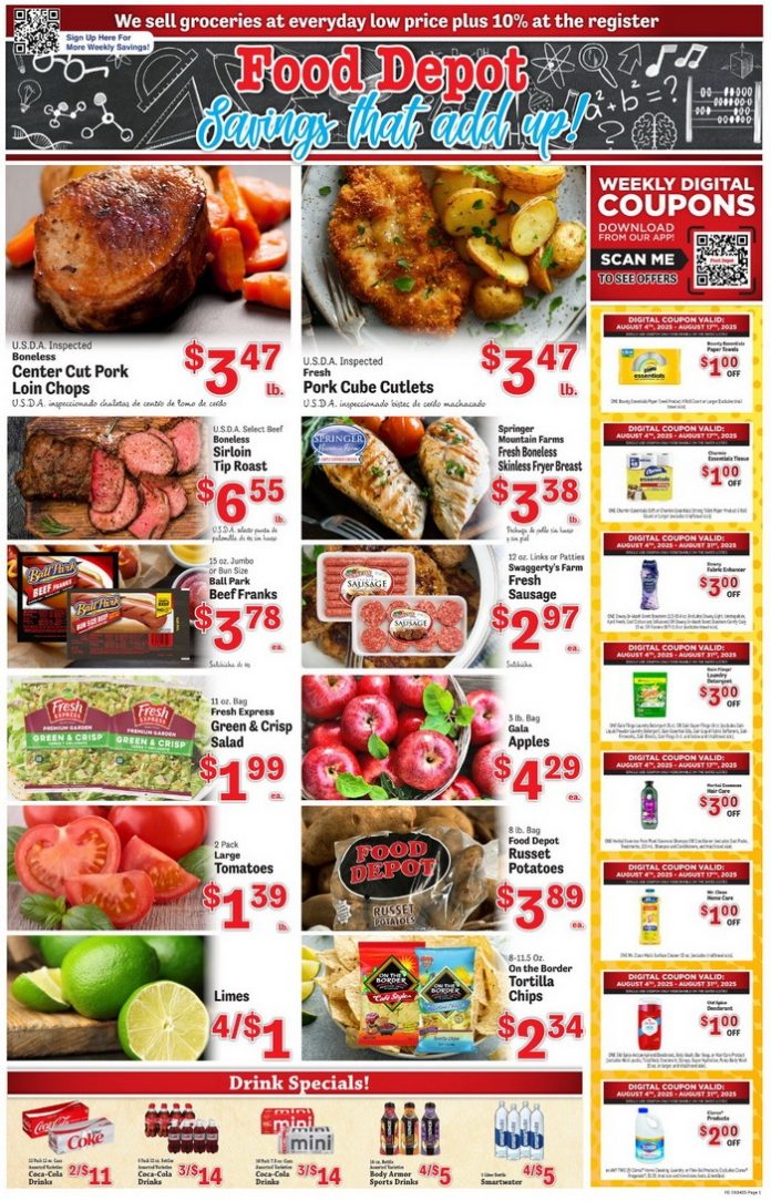 Food Depot Weekly Ad Aug 04 – Aug 10, 2025