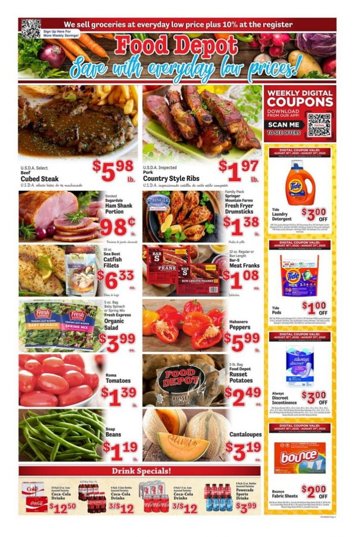 Food Depot Weekly Ad Aug 18 – Aug 24, 2025