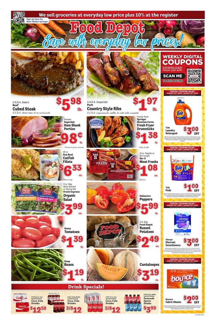 Food Depot Weekly Ad Aug 18 – Aug 24, 2025