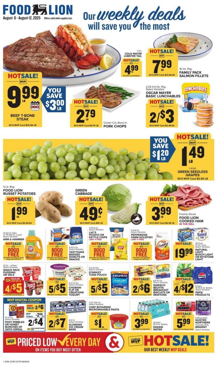 Food Lion Weekly Ad Aug 06 – Aug 12, 2025