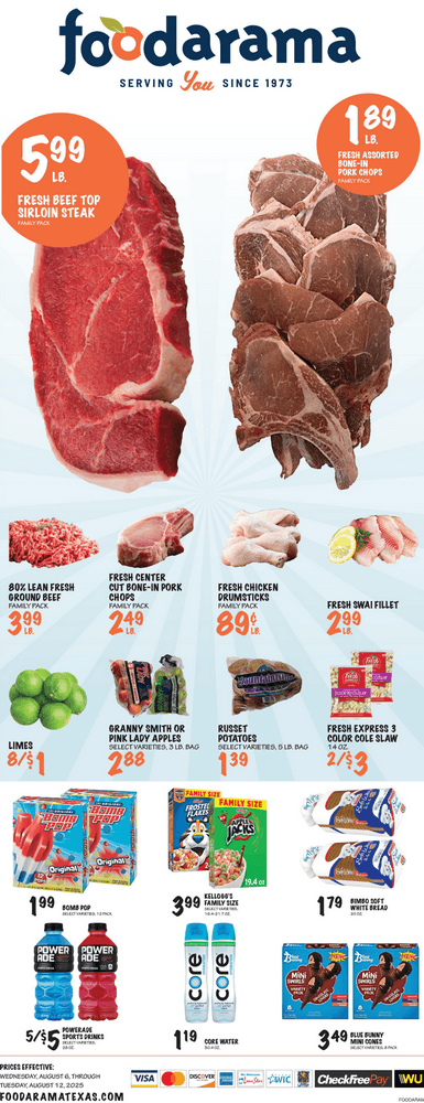 Foodarama Weekly Ad Aug 06 – Aug 12, 2025